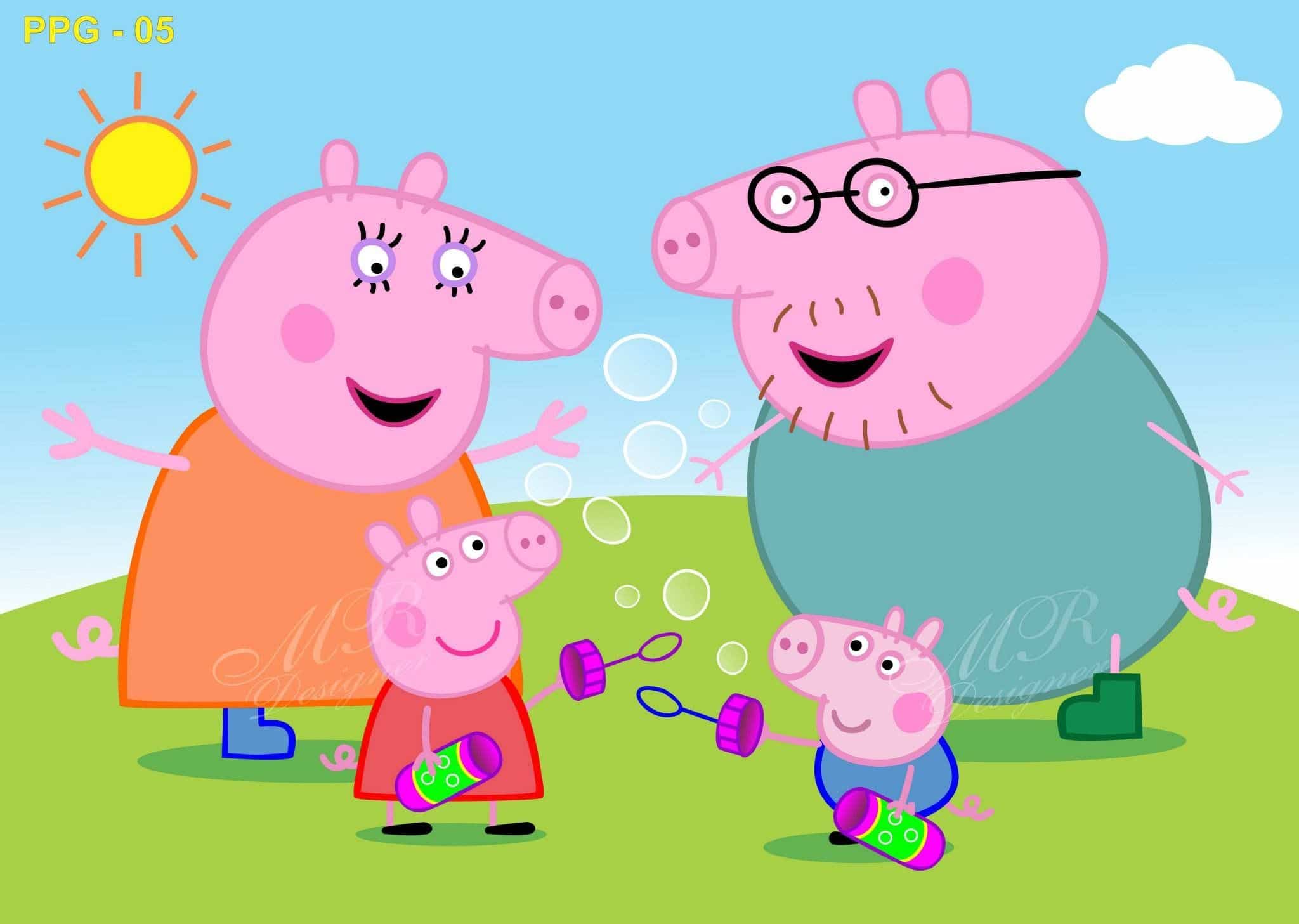 Papa Pig plush from Peppa Pig • My Plush