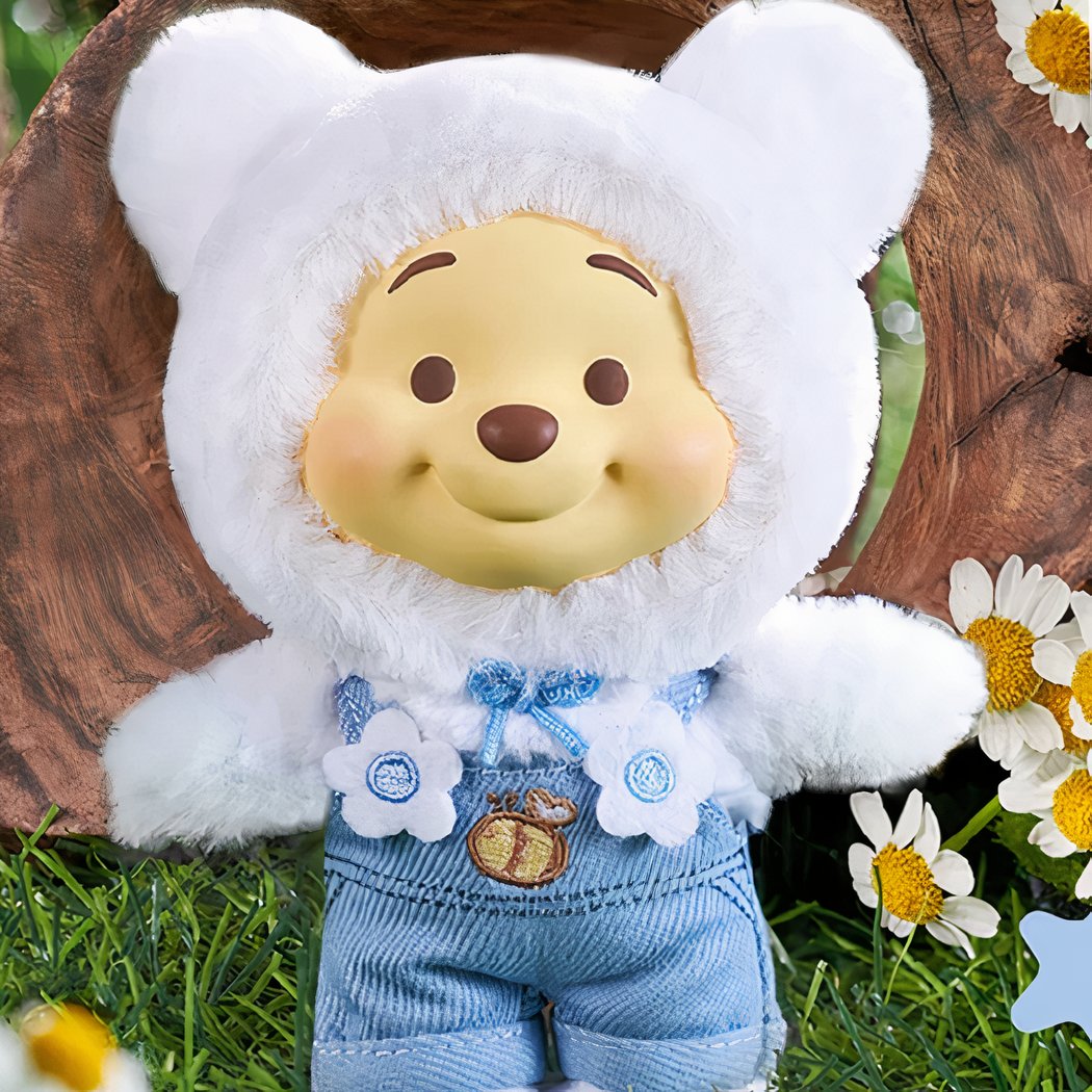 Winnie-the-Pooh Labubu-style plush in mystery box • My Plush