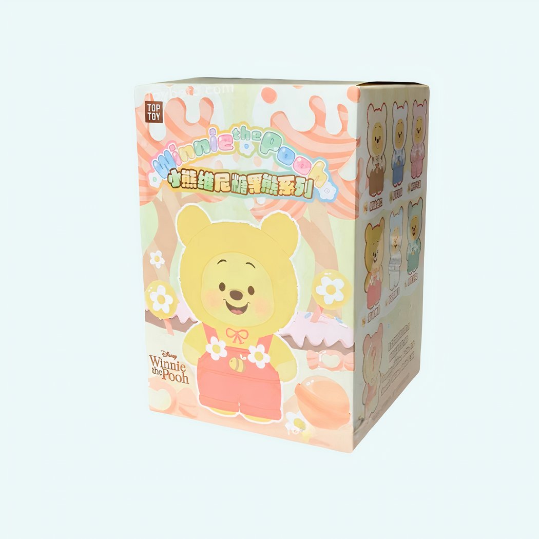 Winnie-the-Pooh Labubu-style plush in mystery box • My Plush