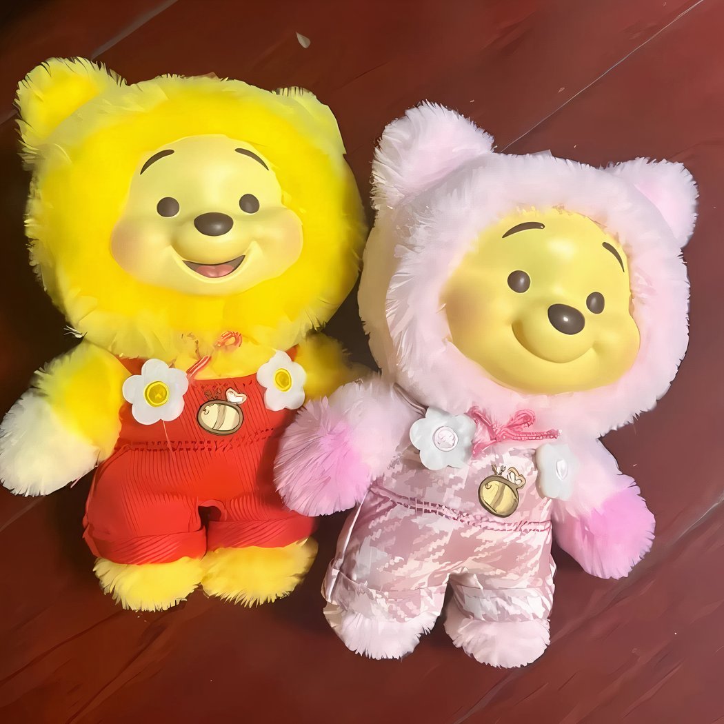 Winnie-the-Pooh Labubu-style plush in mystery box • My Plush