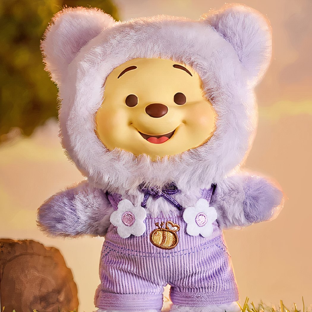 Winnie-the-Pooh Labubu-style plush in mystery box • My Plush