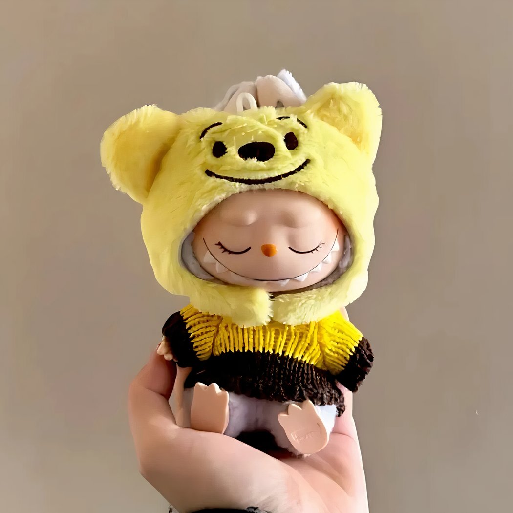 Winnie-the-Pooh outfit for Labubu plush toy • My Plush